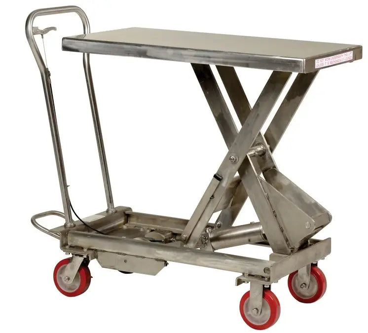 Stainless Steel Scissor Carts - Scissor Lifts - Lift Carts - FAI
